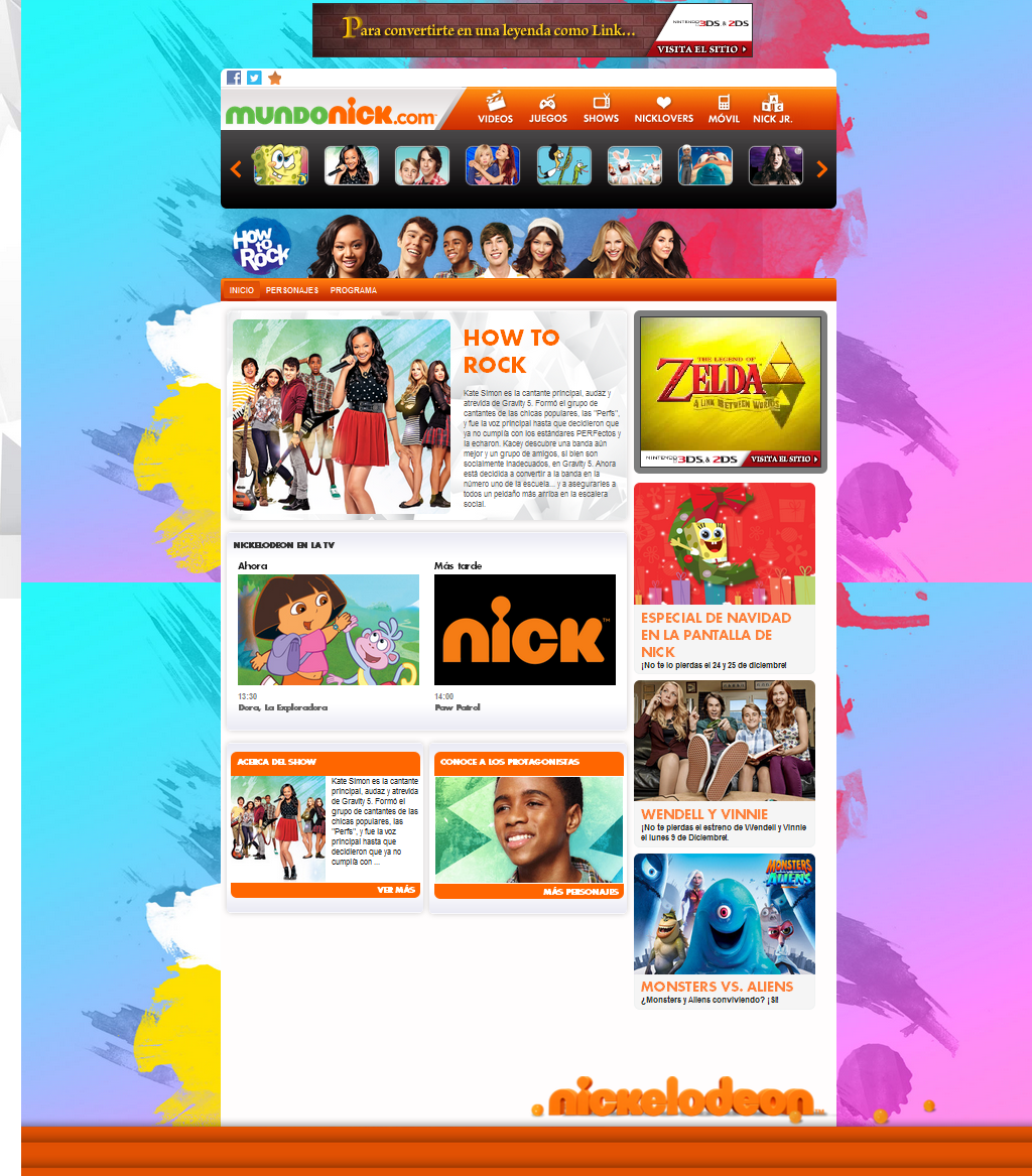 How To Rock llega a MundoNick.com ~ Nick News