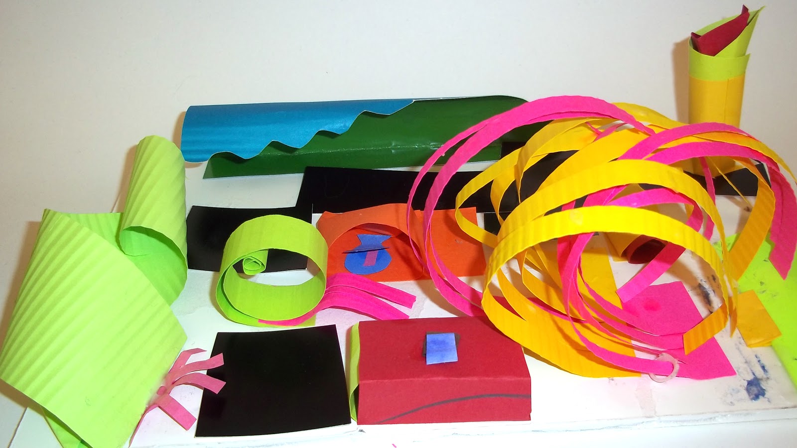Monument Valley Regional Middle School Art Class: Paper Sculptures, 5th ...
