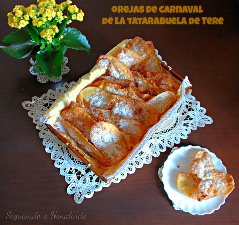Siguiendo a Nenalinda: Orejas de Carnaval de la Tatarabuela de Tere ......
