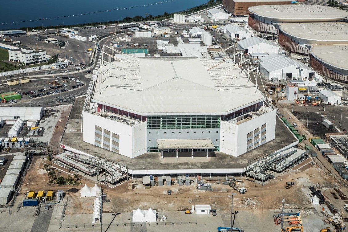 Imagens retratam o Parque Olímpico na reta final para receber os Jogos ...