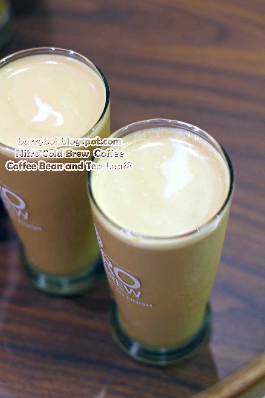 The Coffee Bean & Tea Leaf® Nitro Cold Brew Coffee.