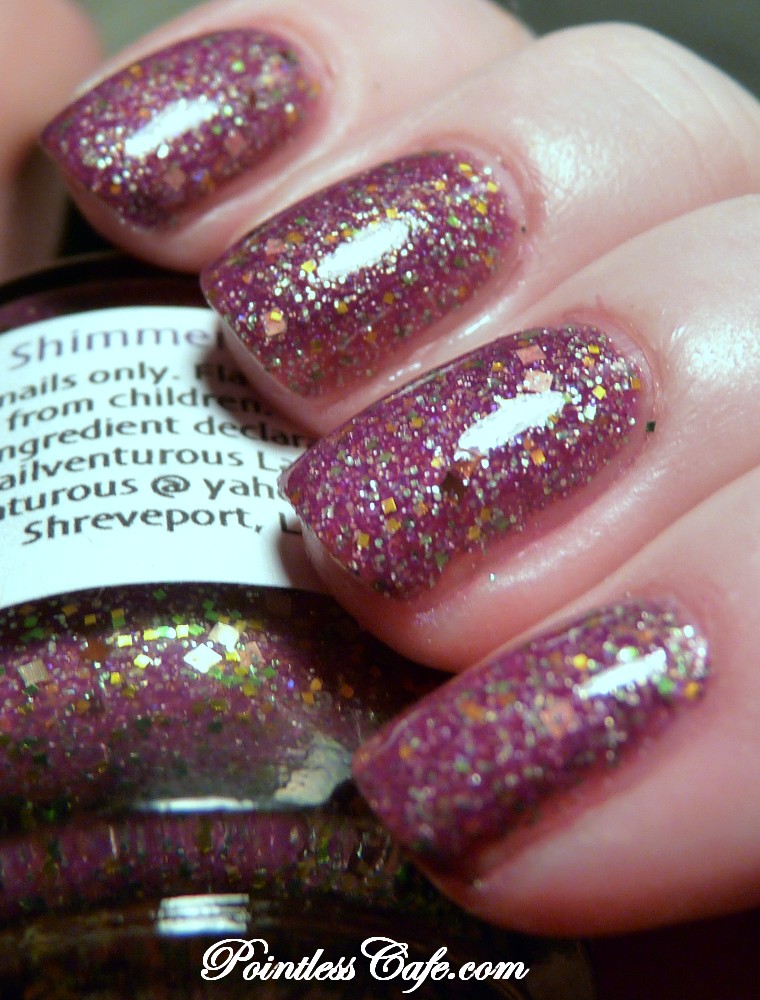 NailVenturous Lacquers - The Shimmer Effect and Swamp Princess ...
