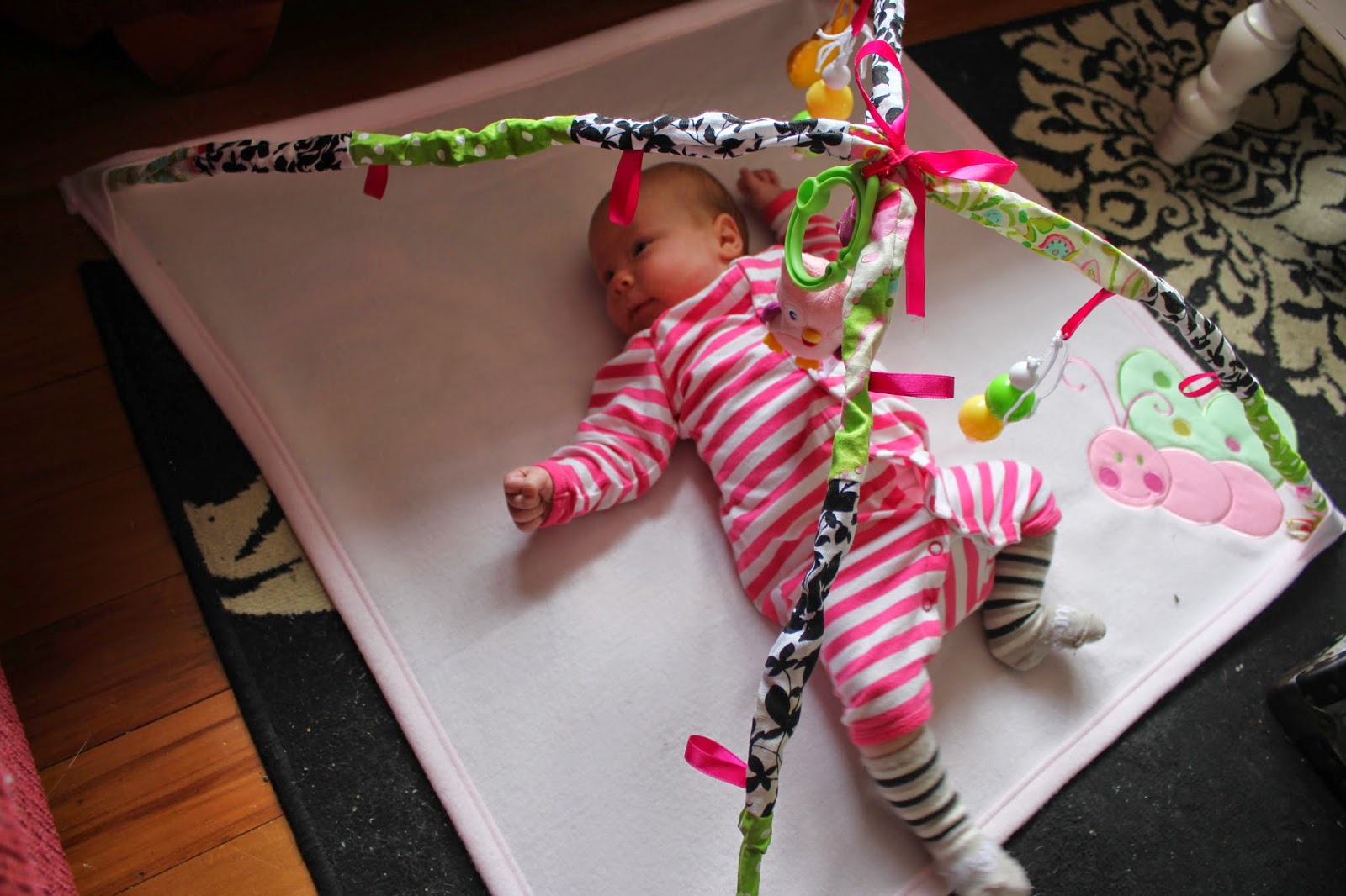 On A Crafty Adventure: DIY Baby Play Gym