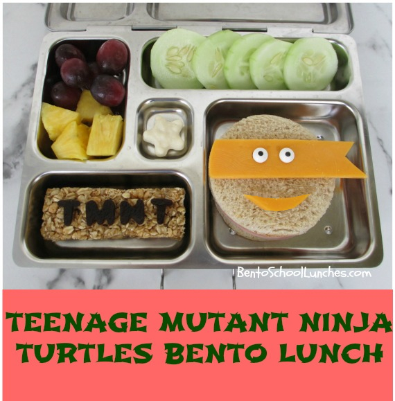 Bento School Lunches : Teenage Mutant Ninja Turtles Bento Lunch (TMNT)