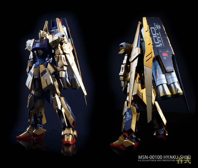 大光明株式會社: taka8's HGUC百式 重火力強化型