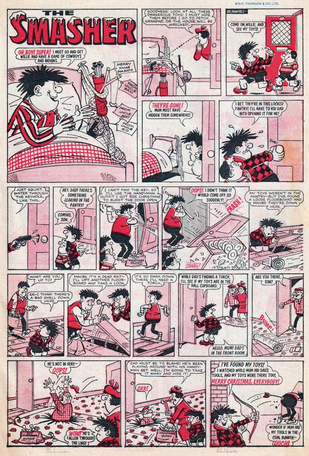 BLIMEY! The Blog of British Comics: Christmas comics: THE DANDY (1966)