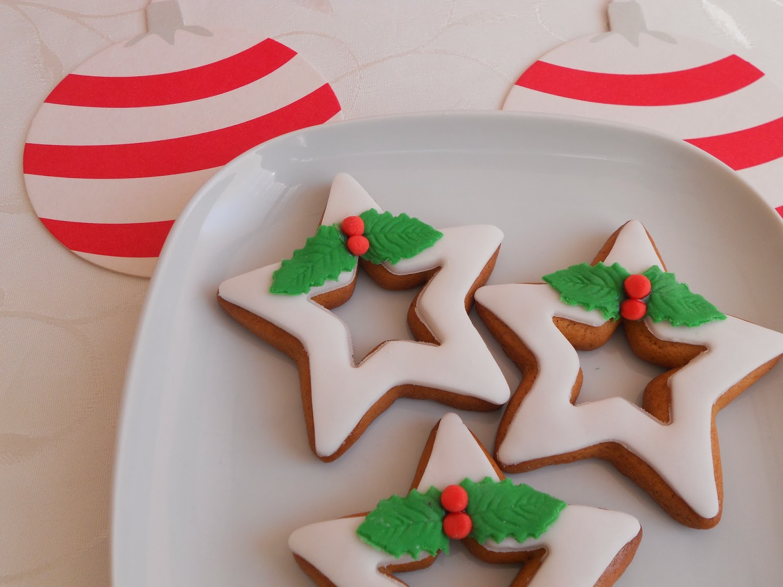 La bellota dulce: Estrellas navideñas de galleta