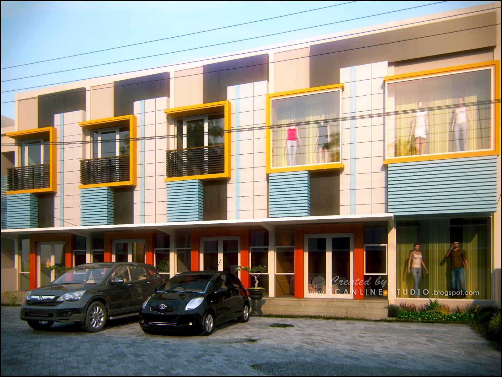 Scanline Art Gallery: SETURAN MINIMALIST SHOPHOUSE