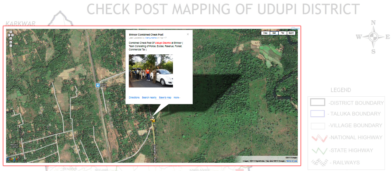 Police Station and Check post Plotting ~ Manjunatha Ananda