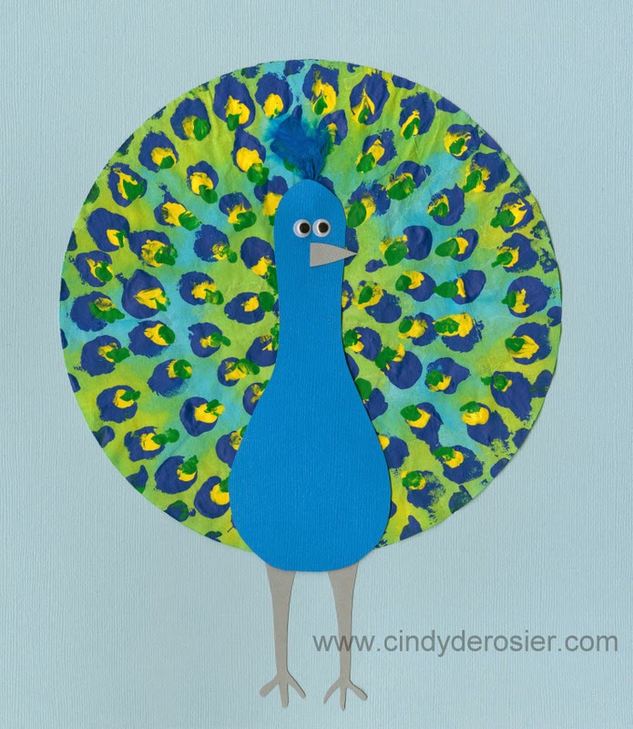 Cindy deRosier: My Creative Life: The Cursive Project: Peacock