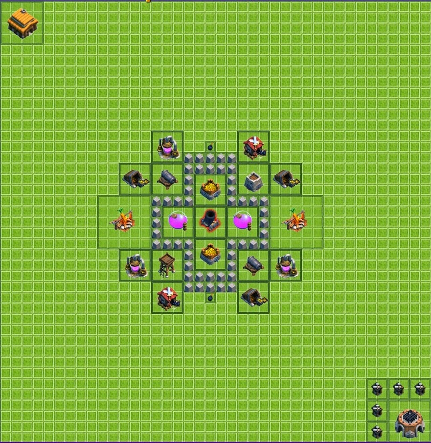 Melhores Layouts Para CV4 ~ Clash Of Cpa - Tudo sobre Clash Of Clans em ...