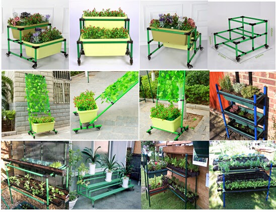 Lean Pipe Joint Manufacturer: DIY Assemble Garden Plant Rack|Plant ...