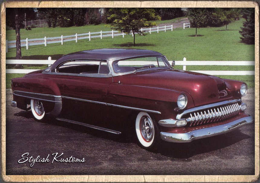 STYLISH KUSTOMS: Chopped 54 Chevy Kustom...