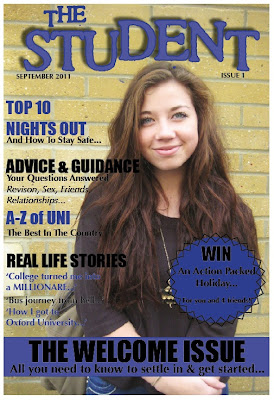 Lauren Chivers AS Media: Student Magazine Cover