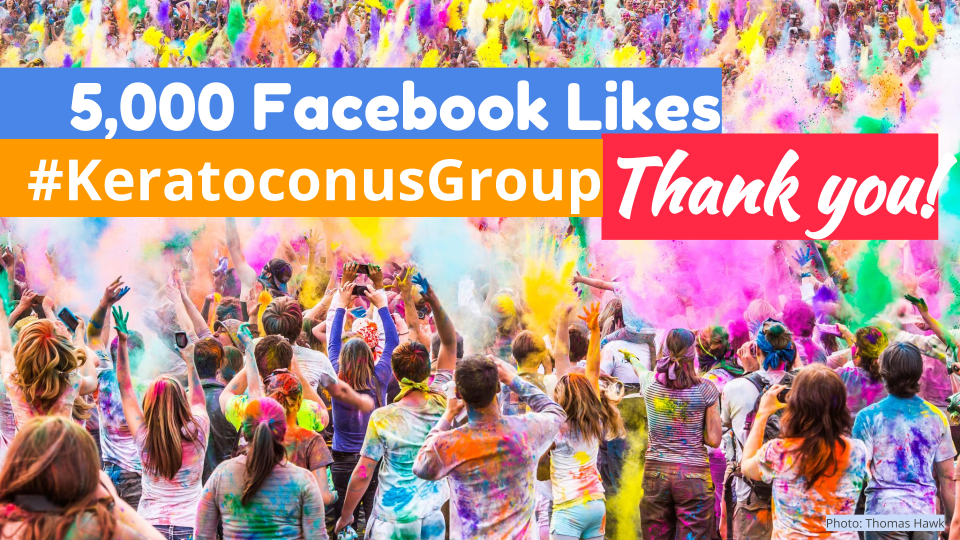 Together We Are Stronger: 5K Facebook Likes | Keratoconus Group