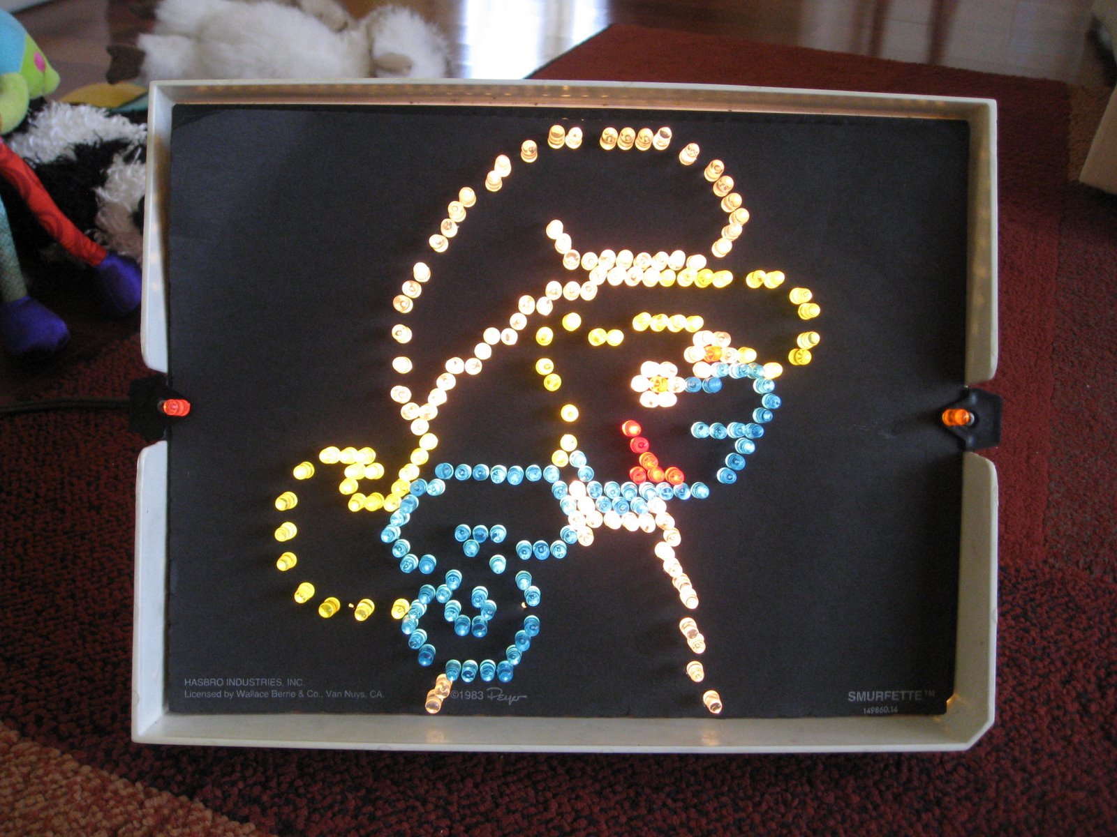 Cindy deRosier: My Creative Life: Crafts of My Childhood: Lite Brite