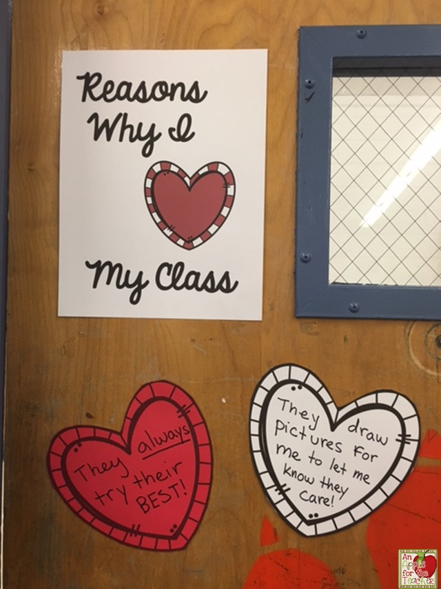 An Apple For The Teacher: Reasons Why I Love My Class - Valentine's Day ...