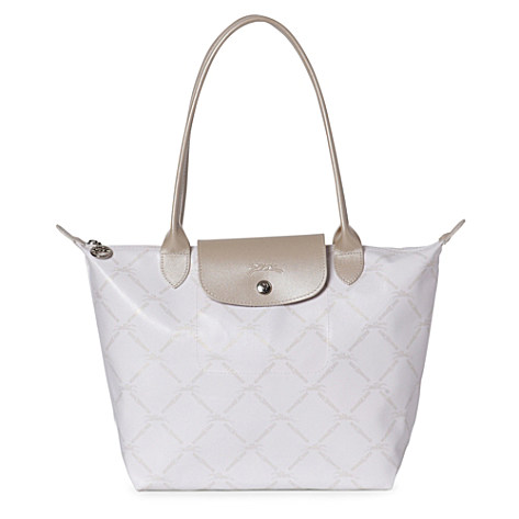 Kitch 'n' Chic: Longchamp LM Metal Small Shopper White or Pink Gold ...