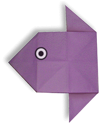 Head fish - Easy Origami instructions For Kids