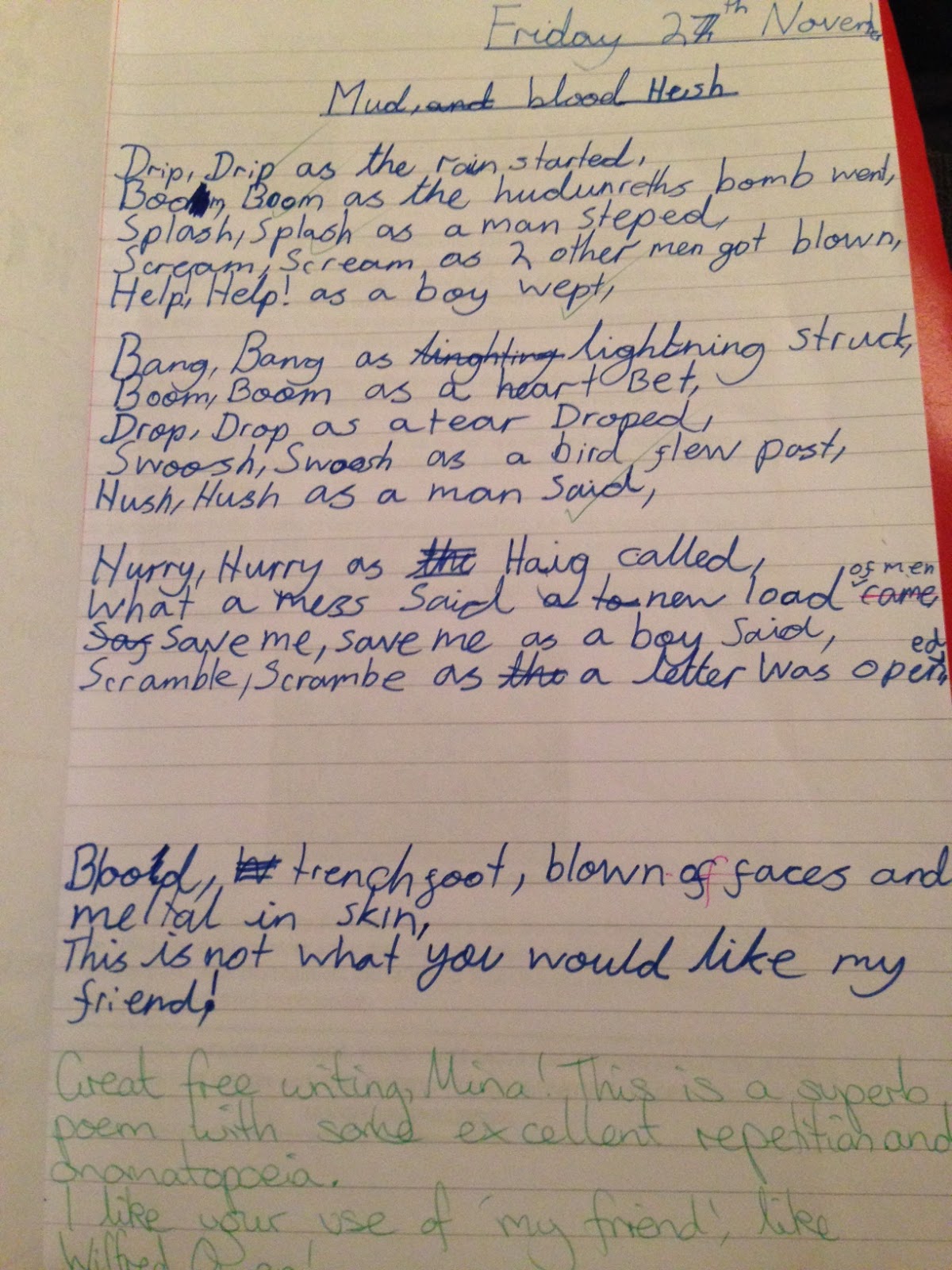St. Clare's Class Blog: More Marvellous Writing!
