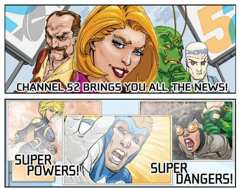 Flowers & Fishnets: Black Canary in Channel 52 News!