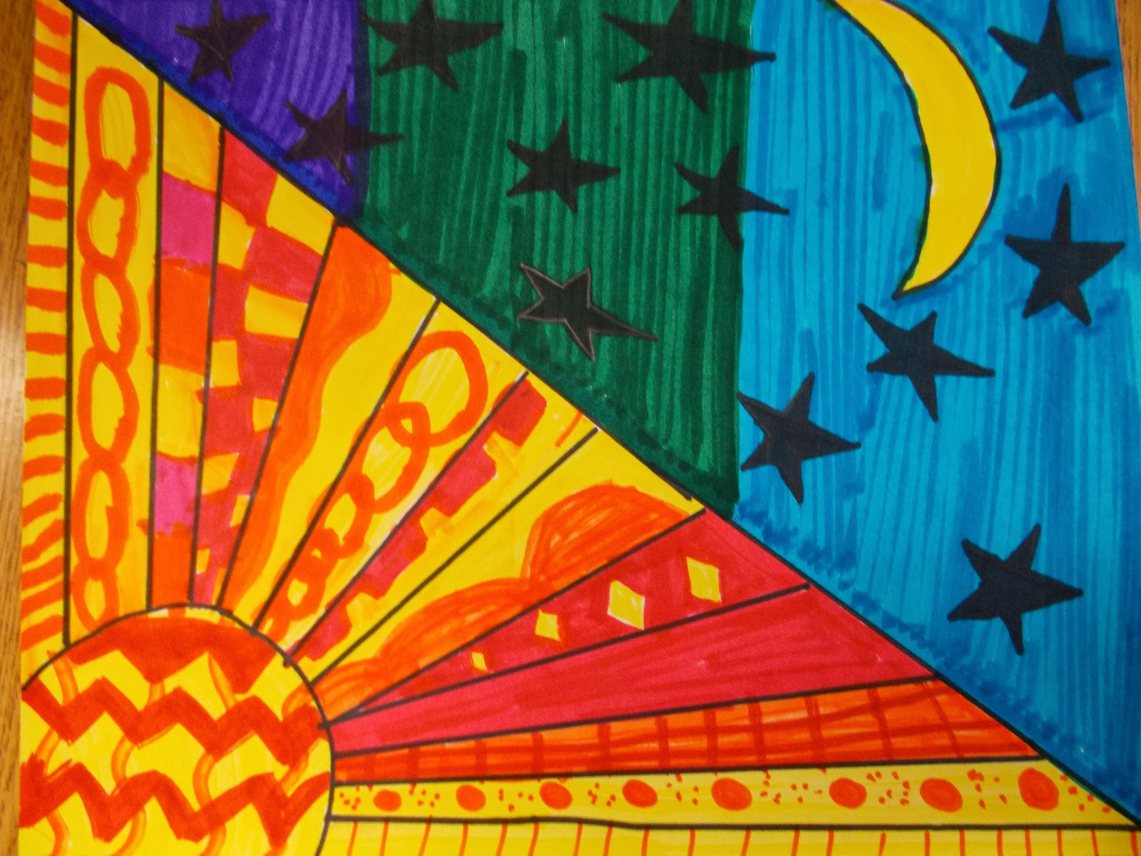 Mrs. Pierce's Polka Dot Spot: Warm/ Cool Day/ Night