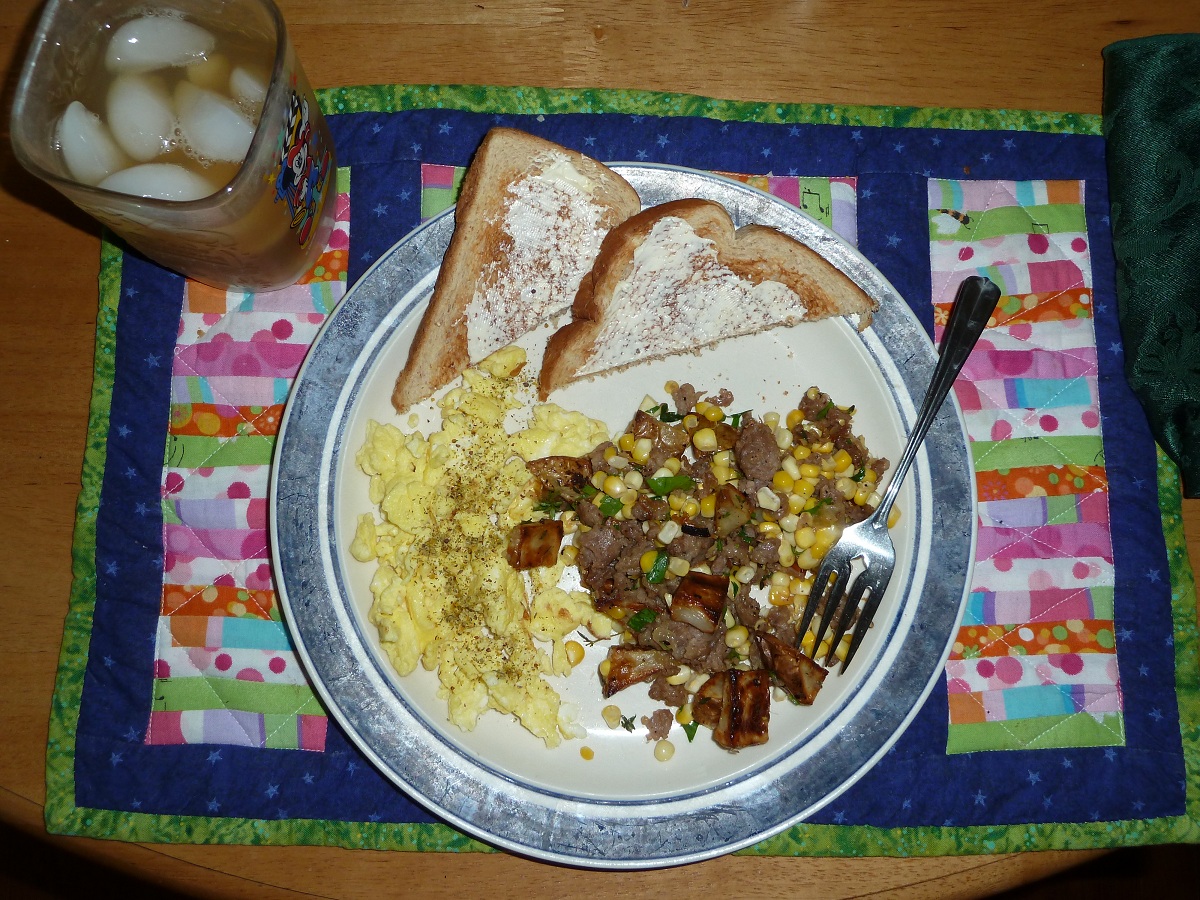 Tomatoes for Apples: Sweet Corn Hash