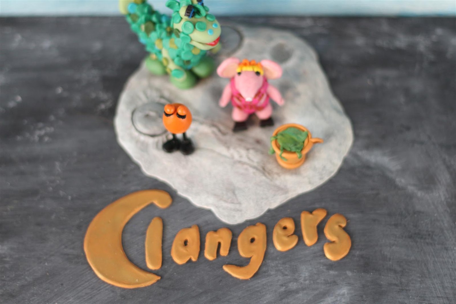 emuse: The Clangers in Clay: Clangers lettering