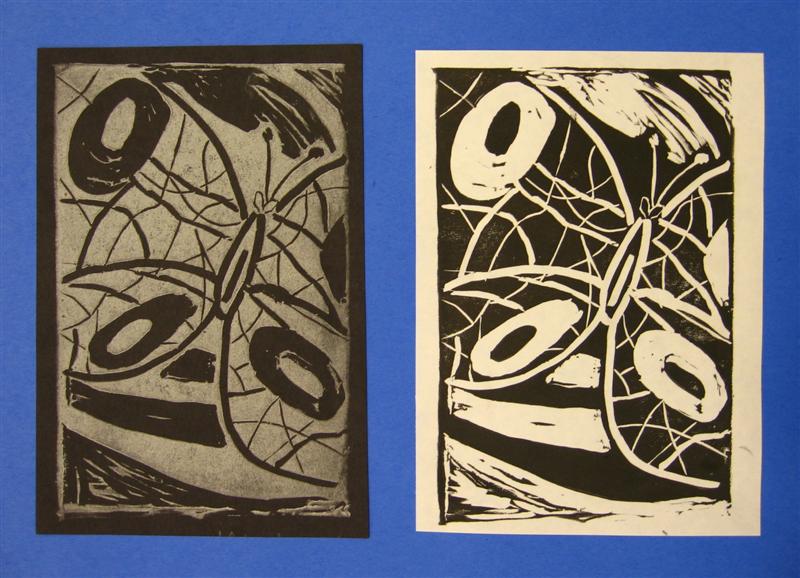Open Window School Art: Insect Block Prints