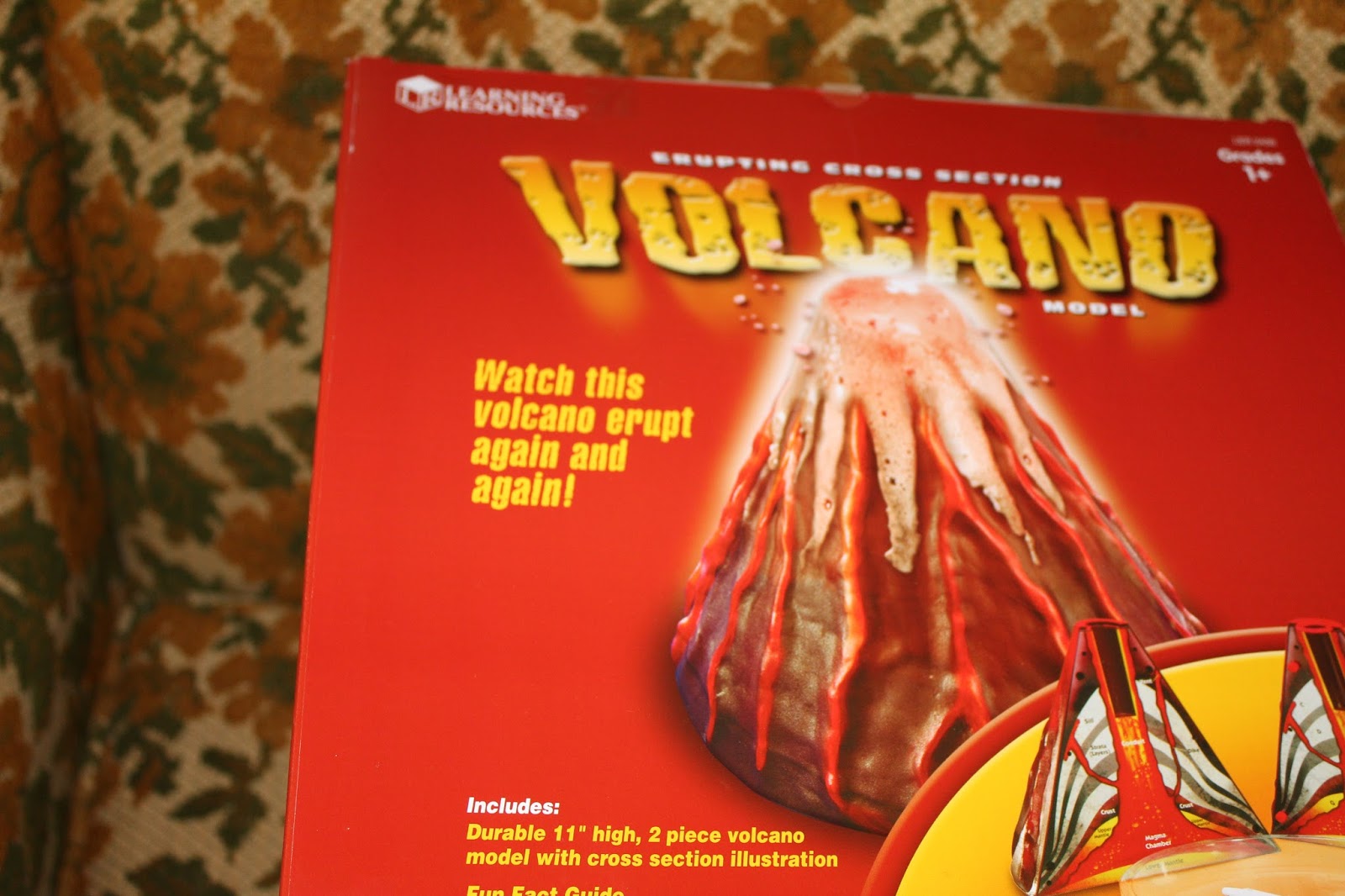 Erupting Cross-section Volcano Model - ChitChatMom