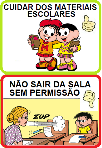 POLIVALENTE: Regras e combinados da turma da Mônica