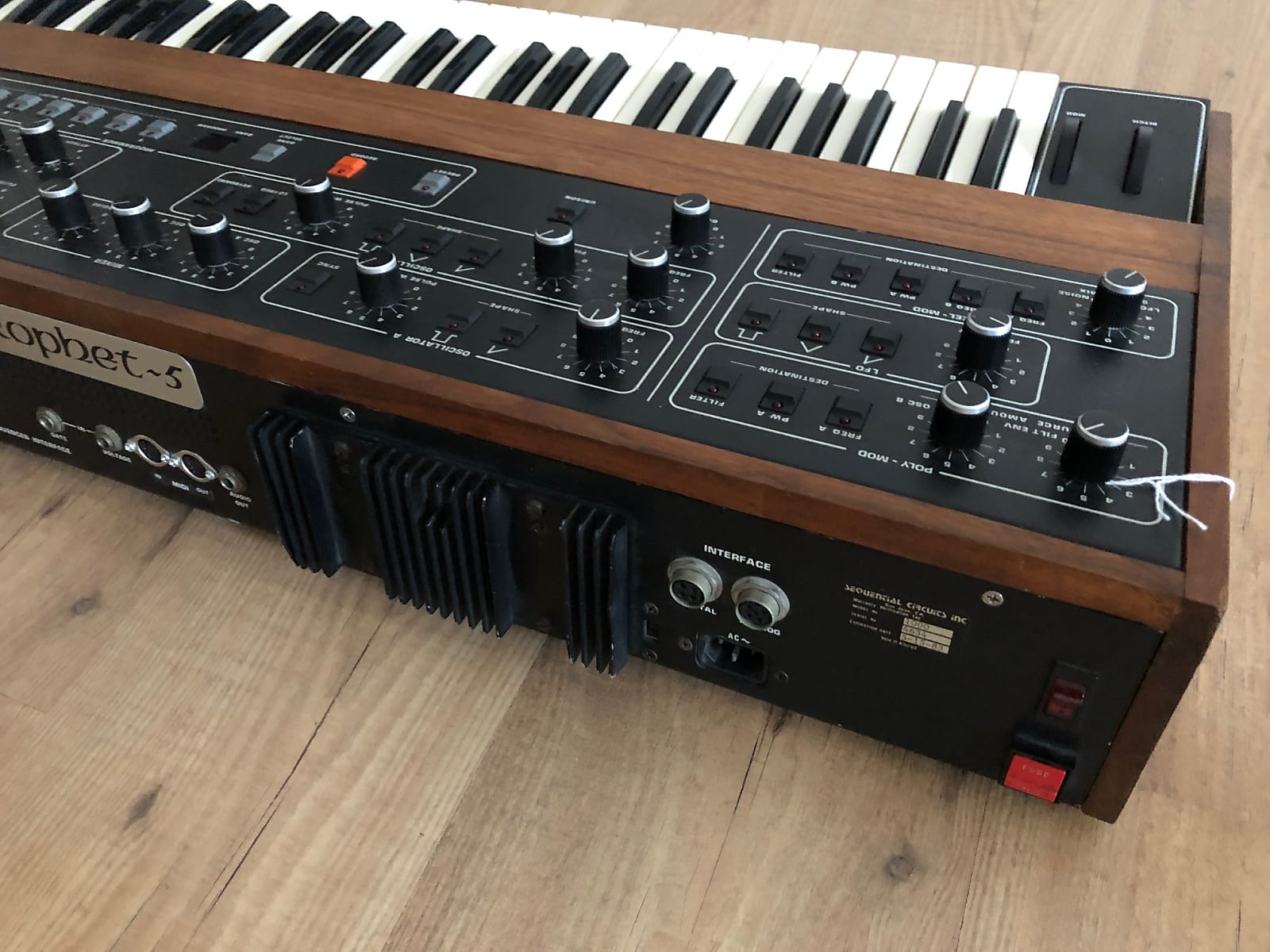 MATRIXSYNTH: Sequential Circuits Prophet 5 Rev 3.2 w/ Kenton MIDI