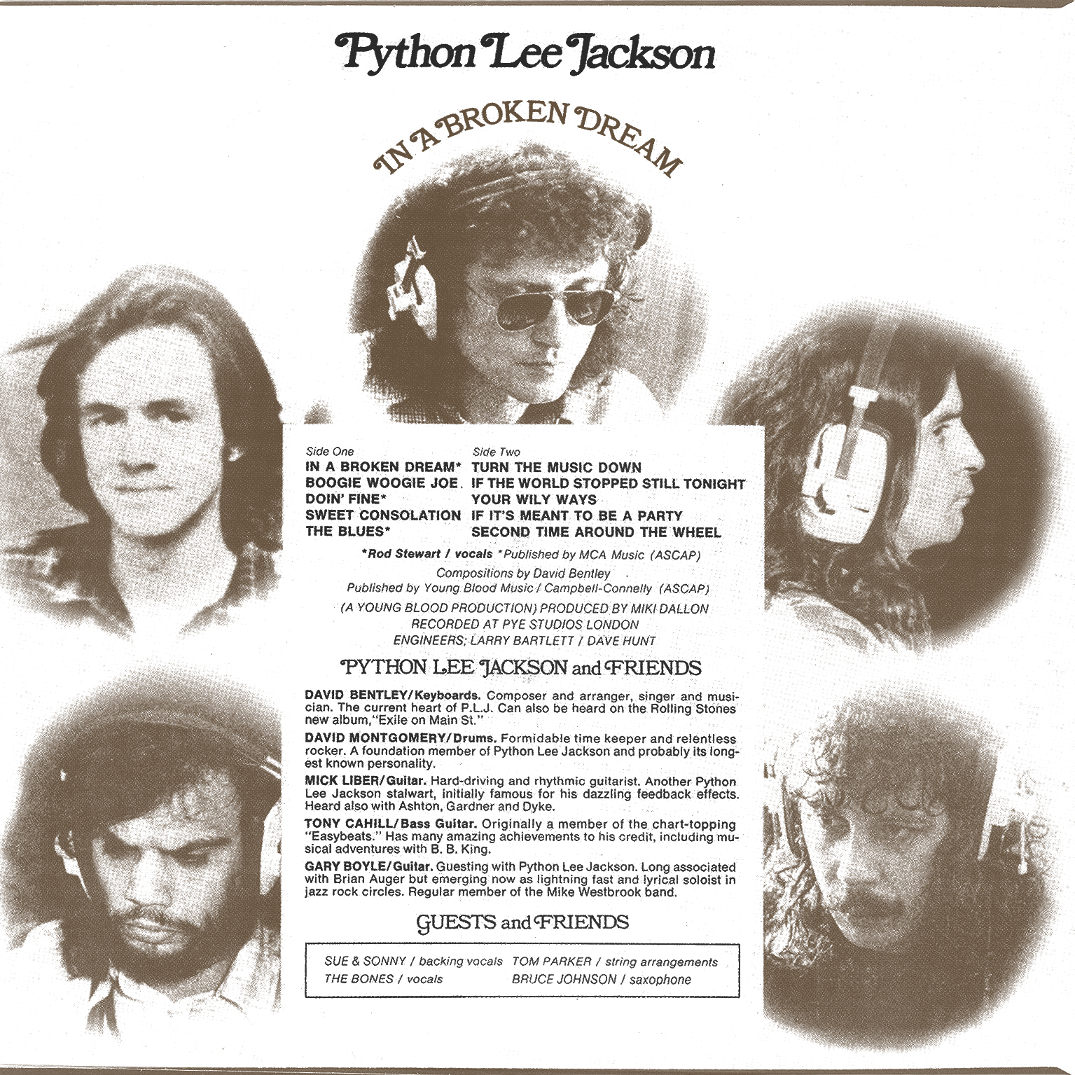 Darius, Don't You Get The Feelin: Python Lee Jackson - In a Broken ...
