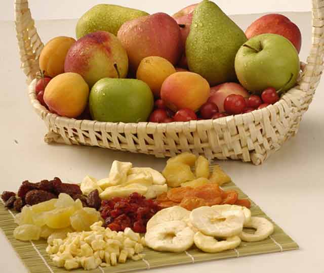 Nutrição: Saborosas frutas secas