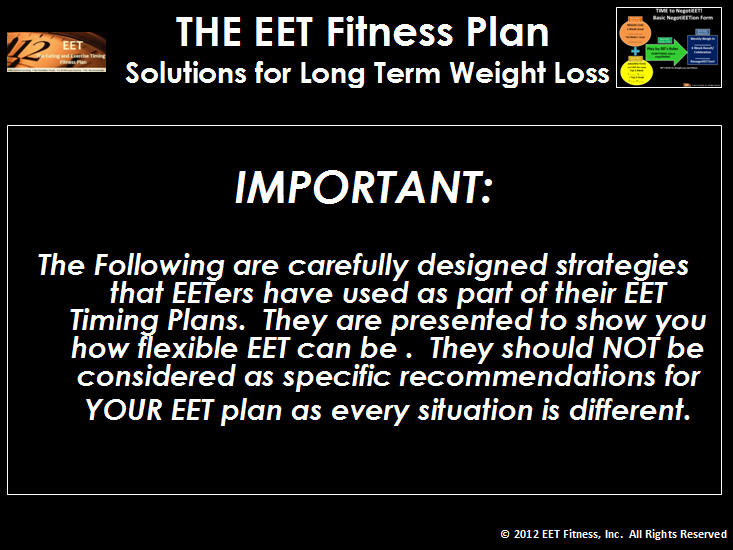 NegotiEETing Strategy | The EET Fitness Plan: EET's Blog