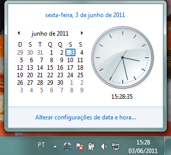 Data e Hora | Personalizando o Computador