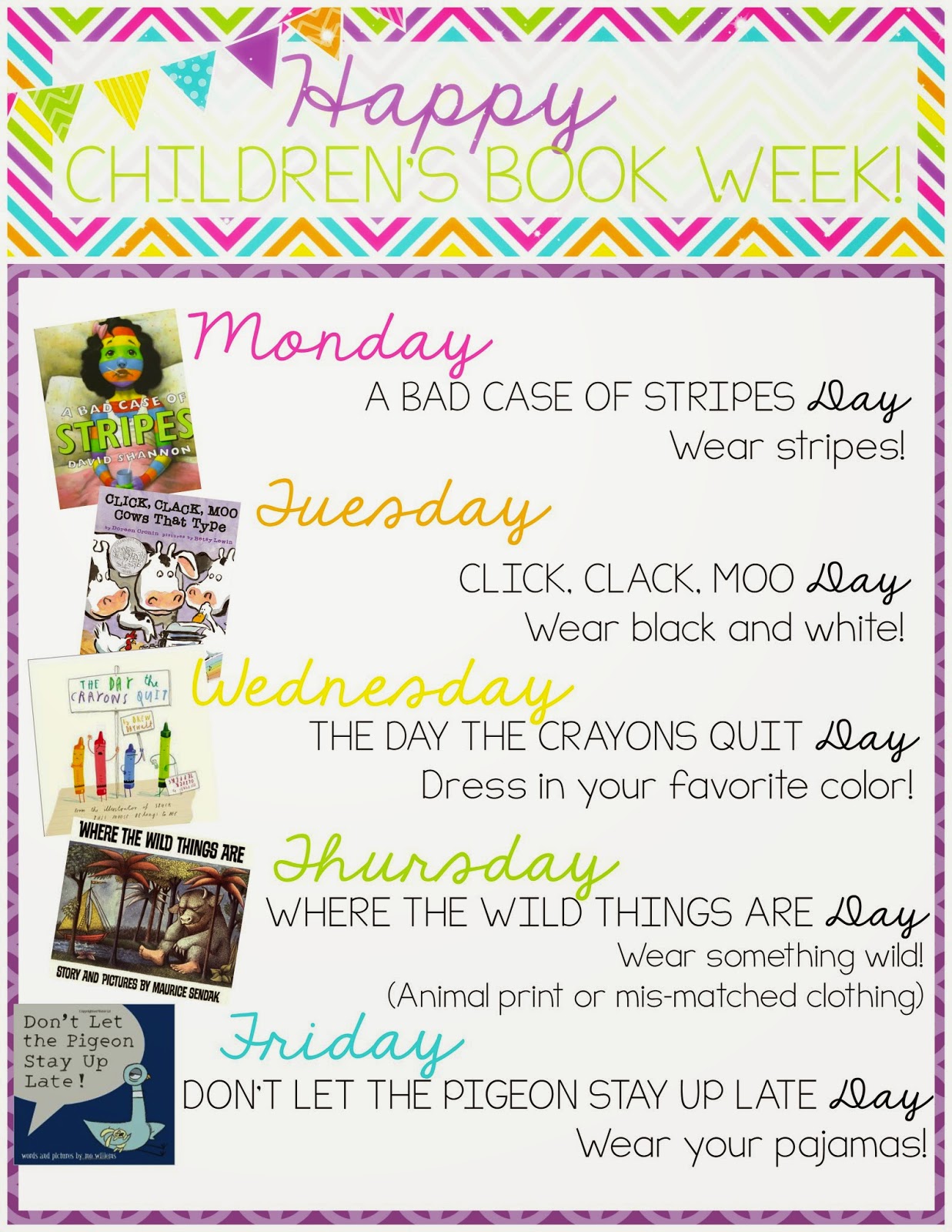 Smithville Elementary Library: Children's Book Week