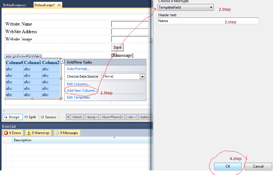 How To Save Image Database And Show In Gridview With Template Field ~ Microsoft Net Expert Call