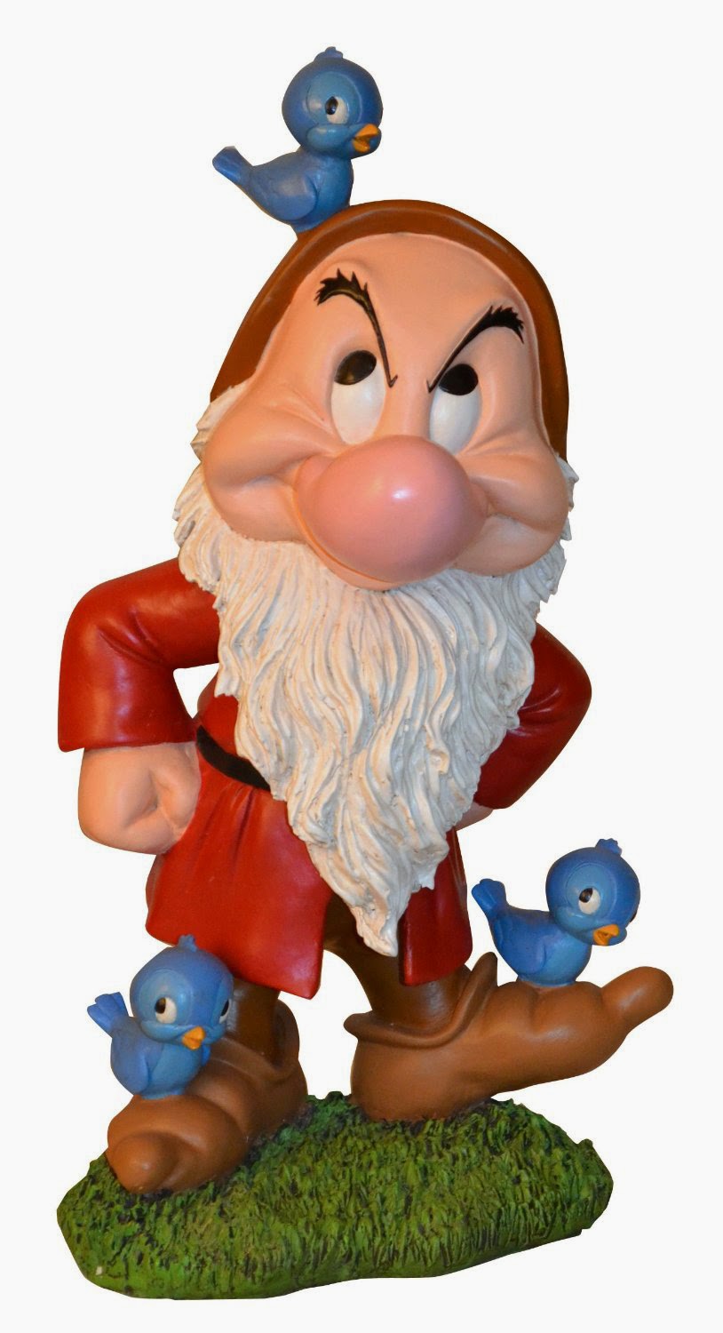 Filmic Light - Snow White Archive: Woods International Grumpy Lawn Figures