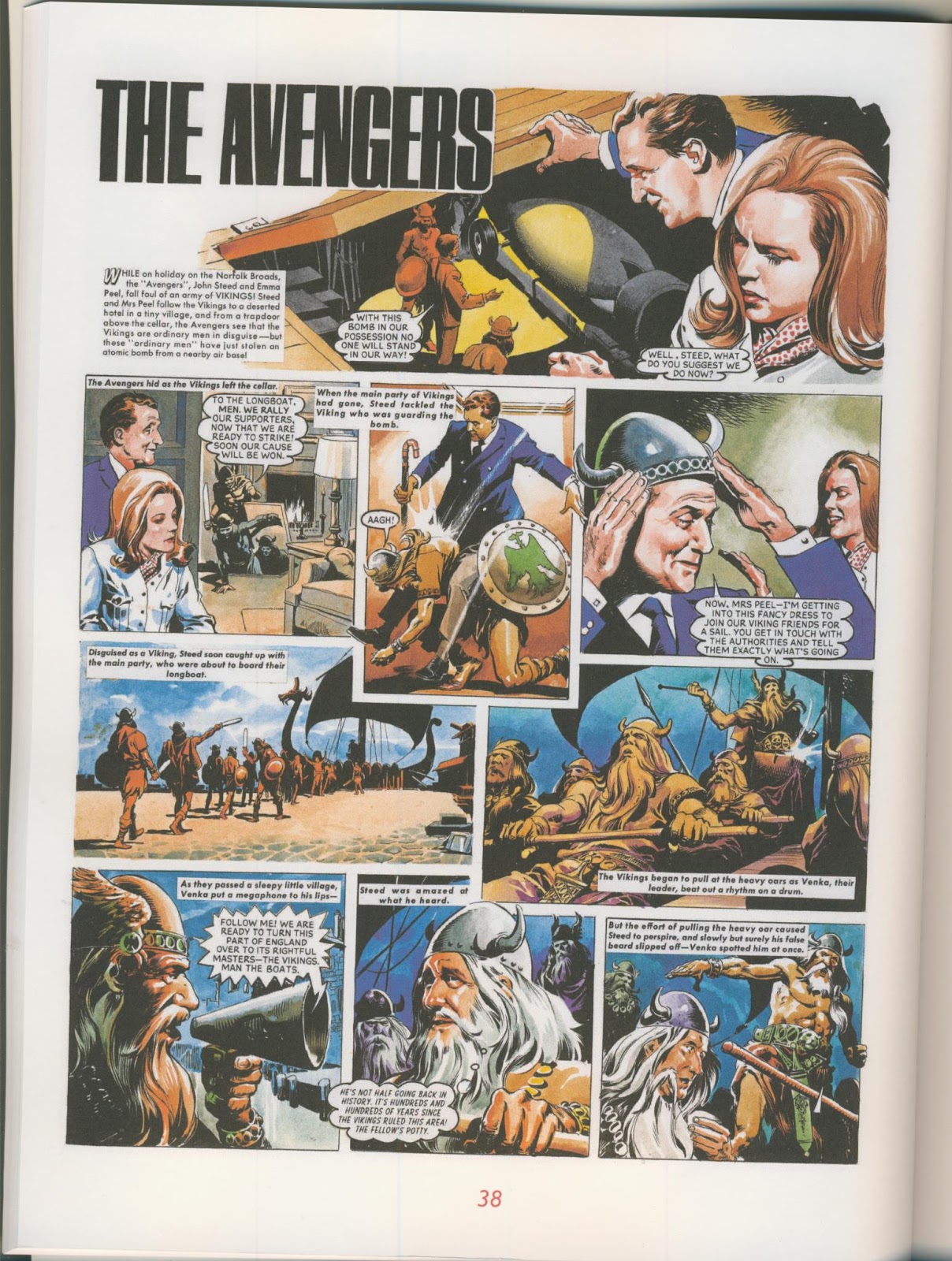 Boys Adventure Comics: The Avengers - Steed and Mrs Peel, the comic strips
