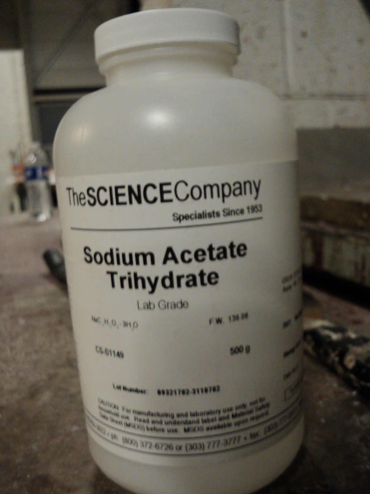 Sodium Acetate Casting - Mathew Schwartz