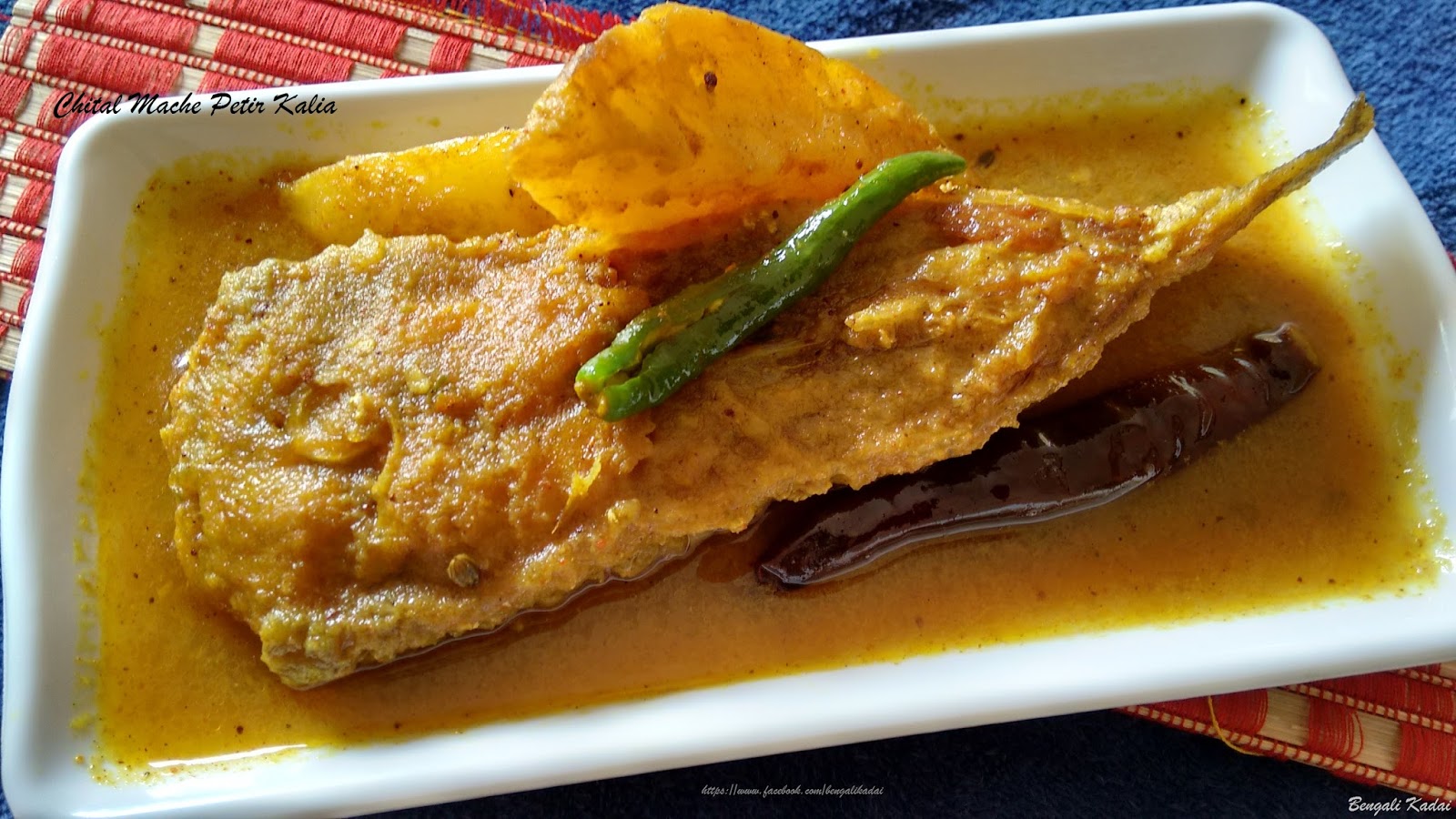 Bengali Kadai: Chital Mache Petir Kalia