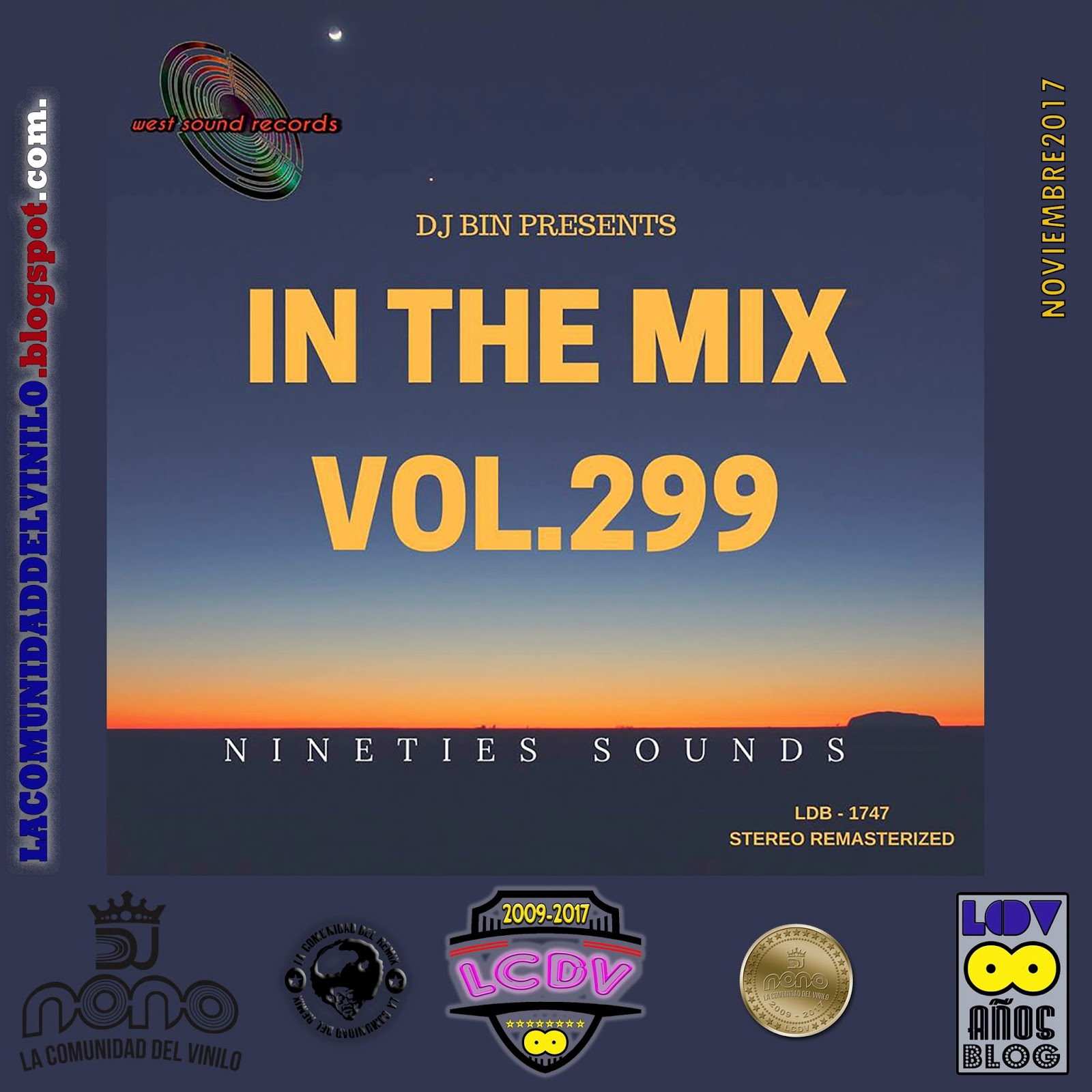 La Comunidad Del Vinilo: IN THE MIX VOL 299 - Dj Bin
