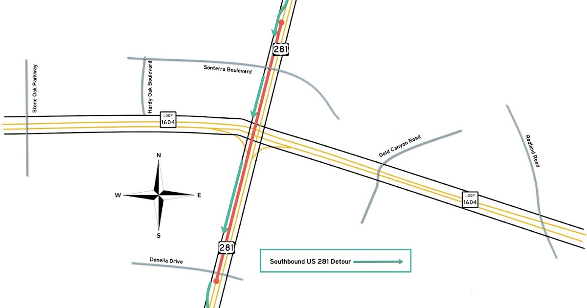 Go Ahead!: Full closure at US 281 and Loop 1604 this weekend