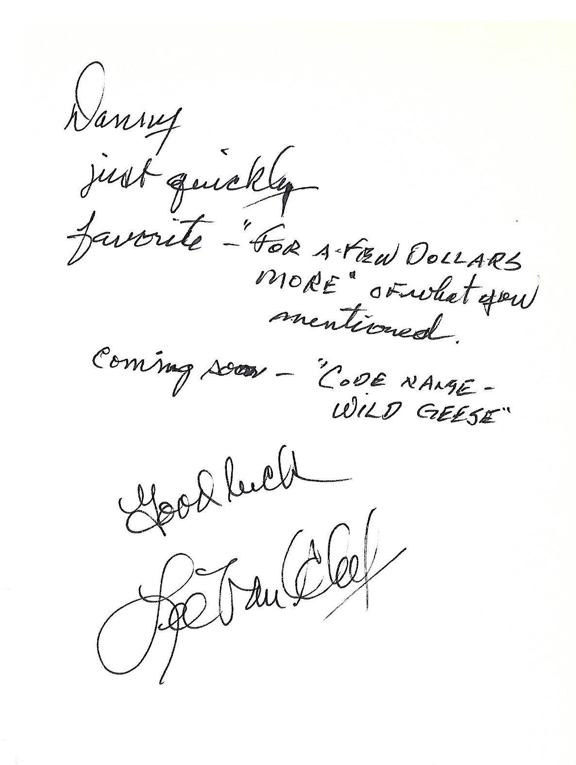 TheBad.net - The Lee Van Cleef Blog: LVC's Favorite Movie