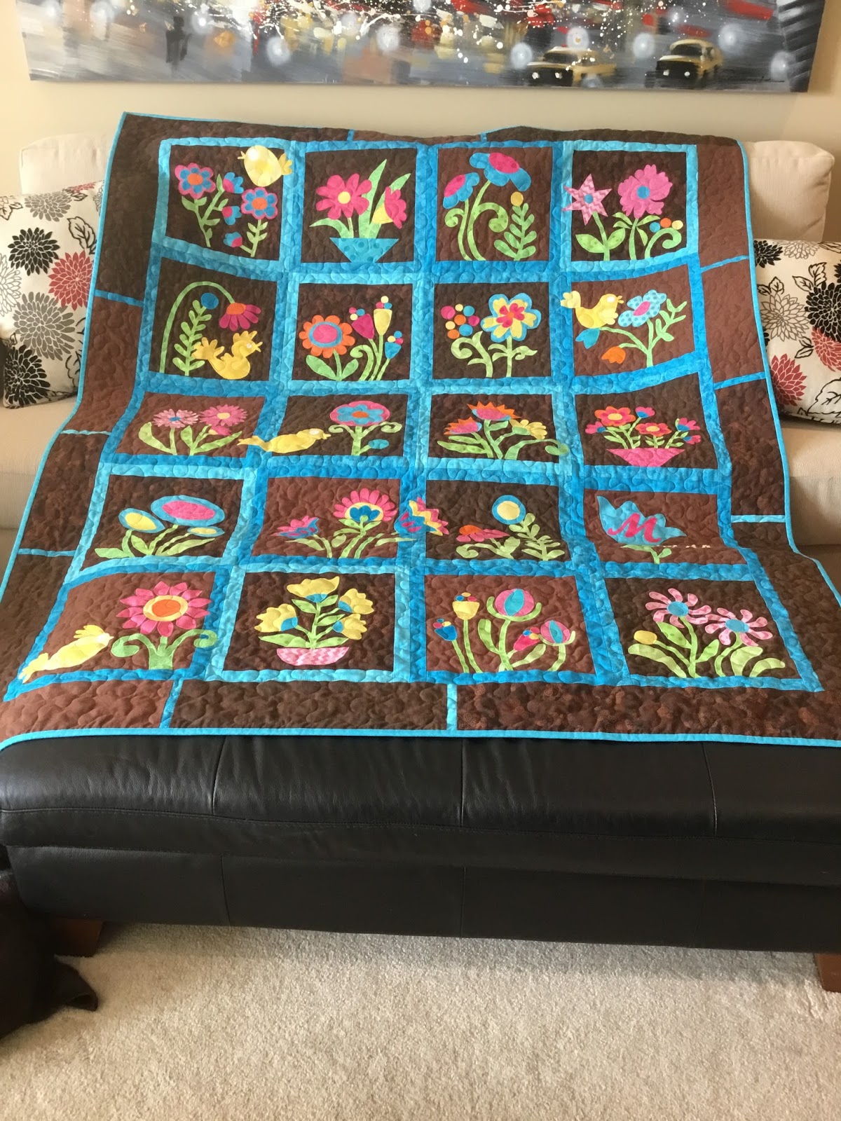 Lazy Lab Quilt Company: Finished Whimsical Garden Quilt