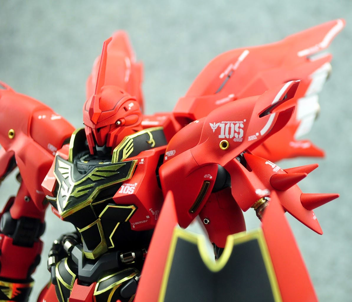Gundam Family: MSN-06S Sinanju Painted Build