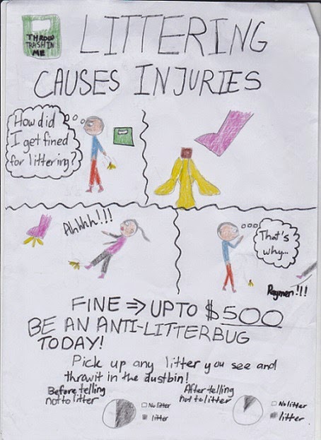 EDP 6A 2014: Anti Littering Posters