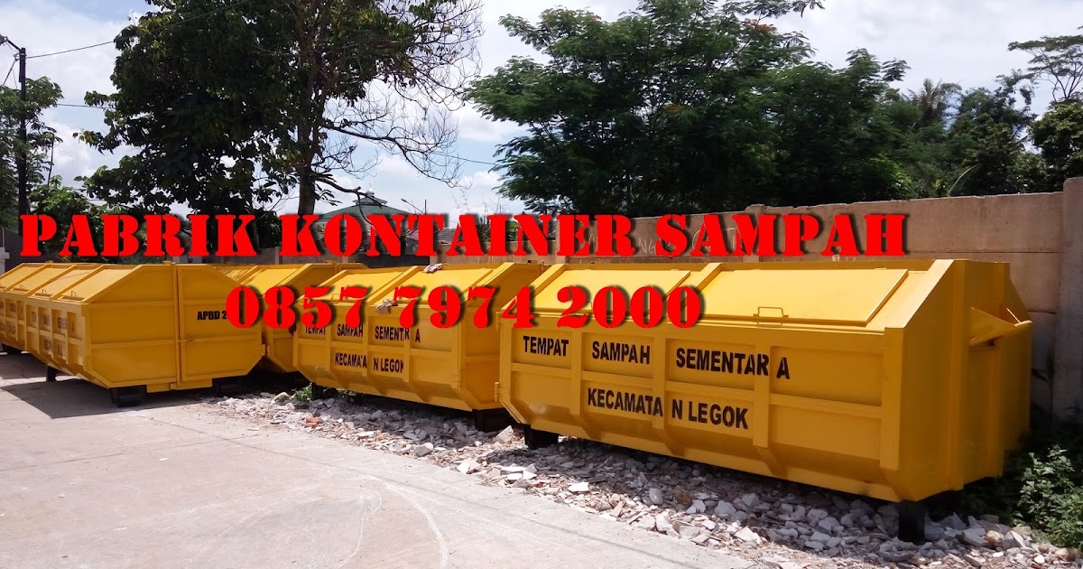 Pabrik Kontainer Sampah: KONTAINER SAMPAH 6 M3 BAK TERTUTUP TANGERANG ...