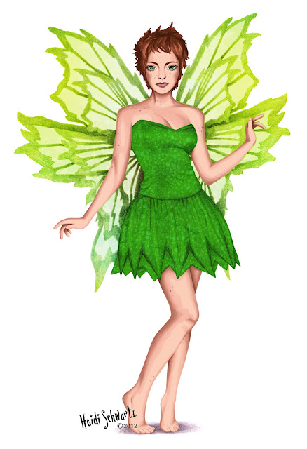 Heidi Schwartz: Classic Tinkerbell Character Concept Art